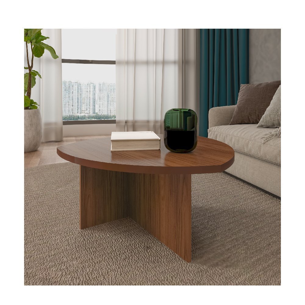 Mesa de Centro Triangular Artely Delta 4446 Cedro SE | MadeiraMadeira