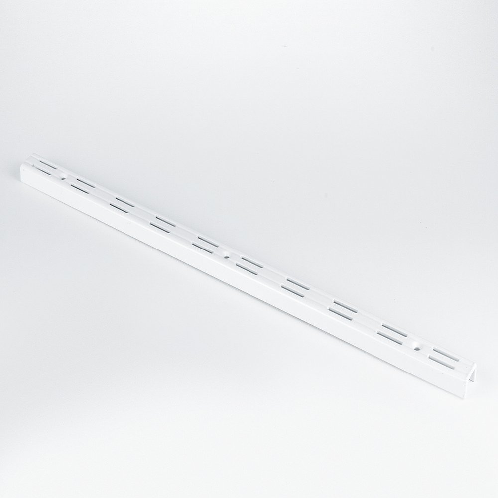 Trilho Aço Duplo Encaixe 150cm Branco - Fico | MadeiraMadeira