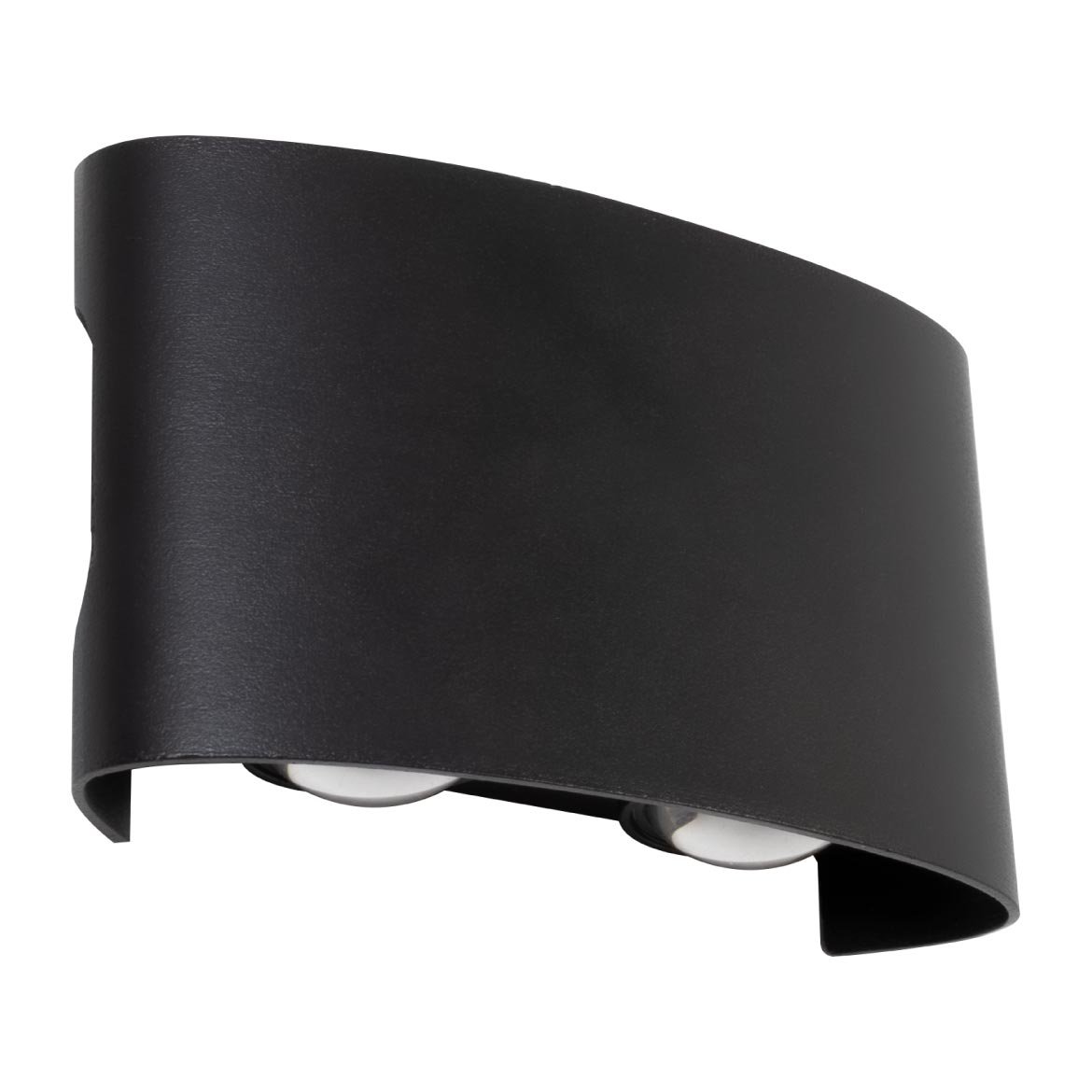 Arandela Clessidra Preto LED 4W 3000K IP65 Opus Efeito Luz ST2643 | MadeiraMadeira