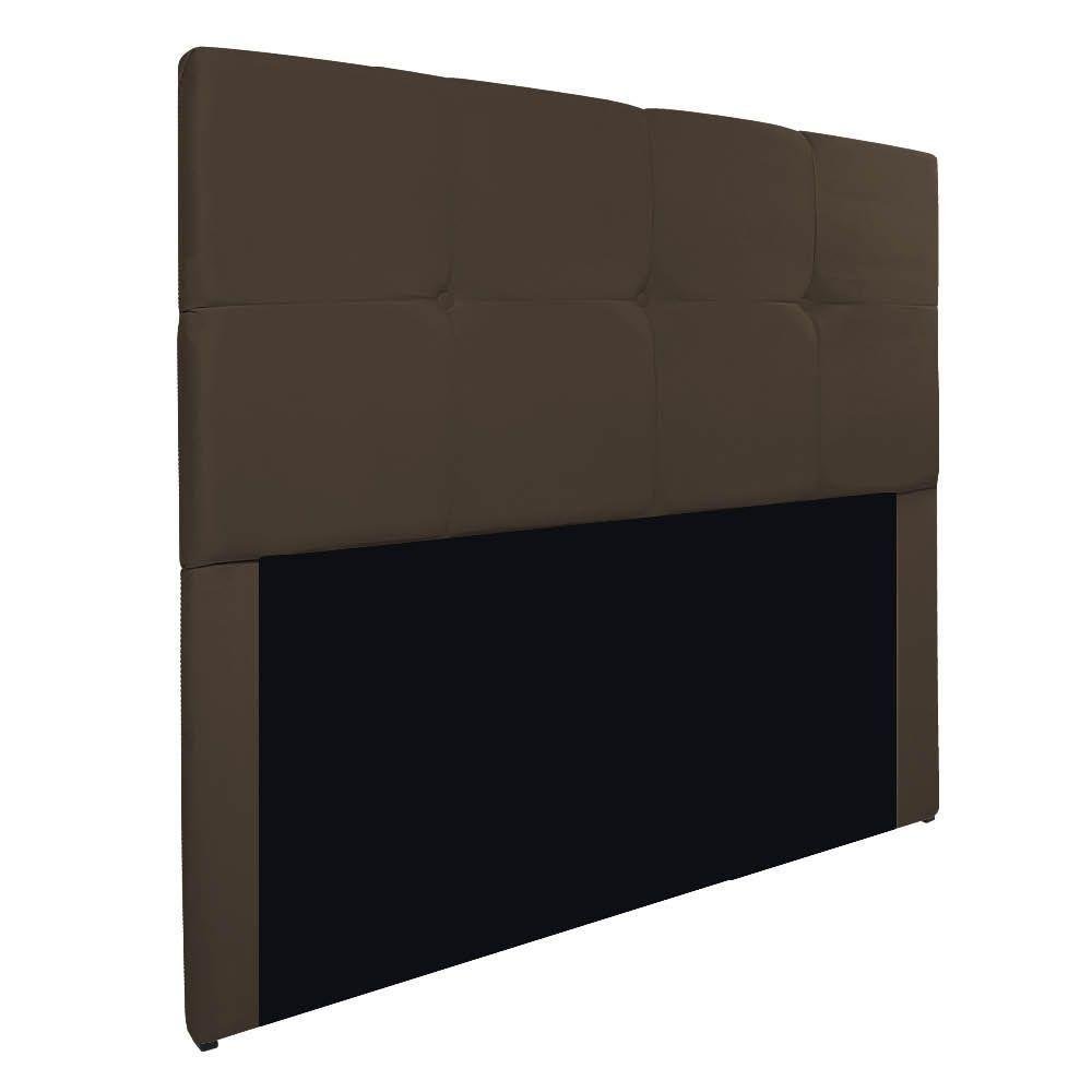 Cabeceira Solteiro Marseille P02 90 Cm Suede Marrom | MadeiraMadeira
