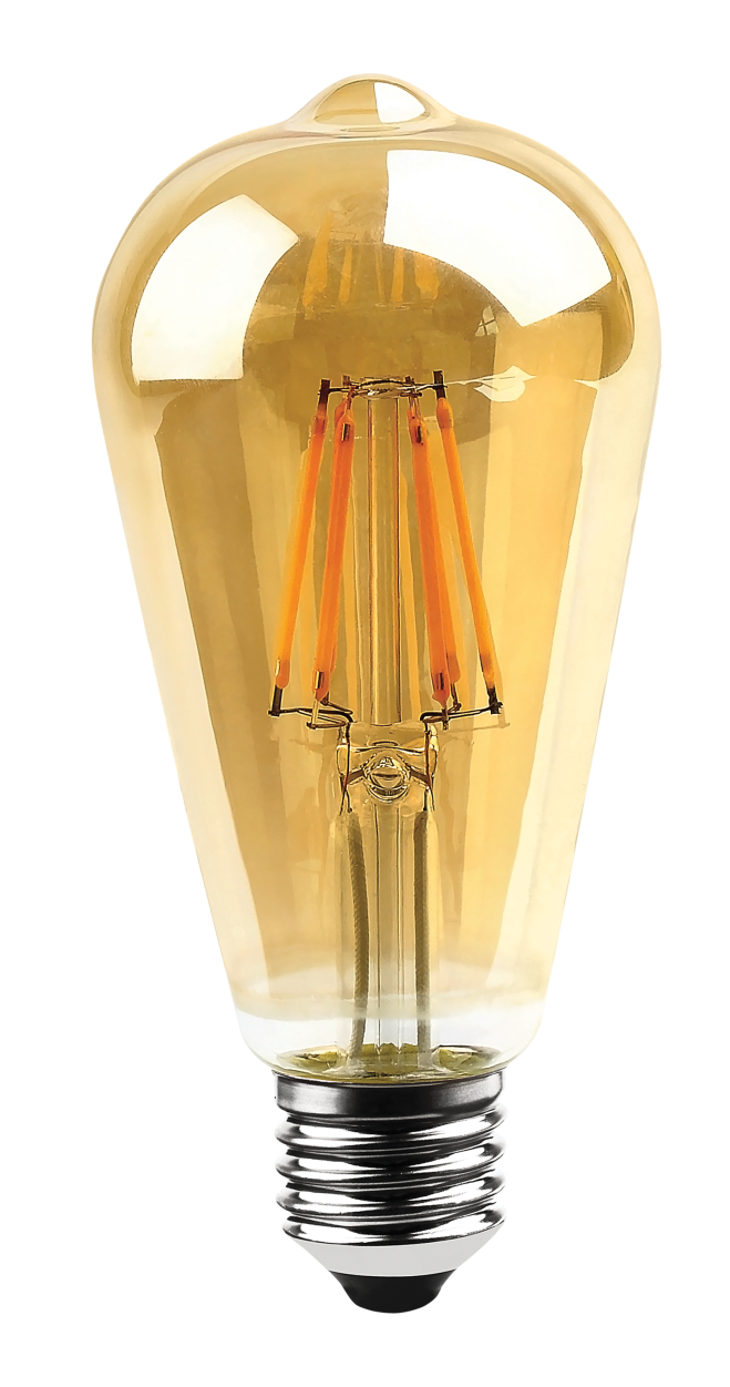 50 Lâmpadas Pera 4W 2200K ST64 BR2036 LEDSBR | MadeiraMadeira