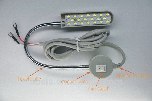 Luminária 20 Leds com Haste flexível e fixação com imã - Bivolt ADF LD ...