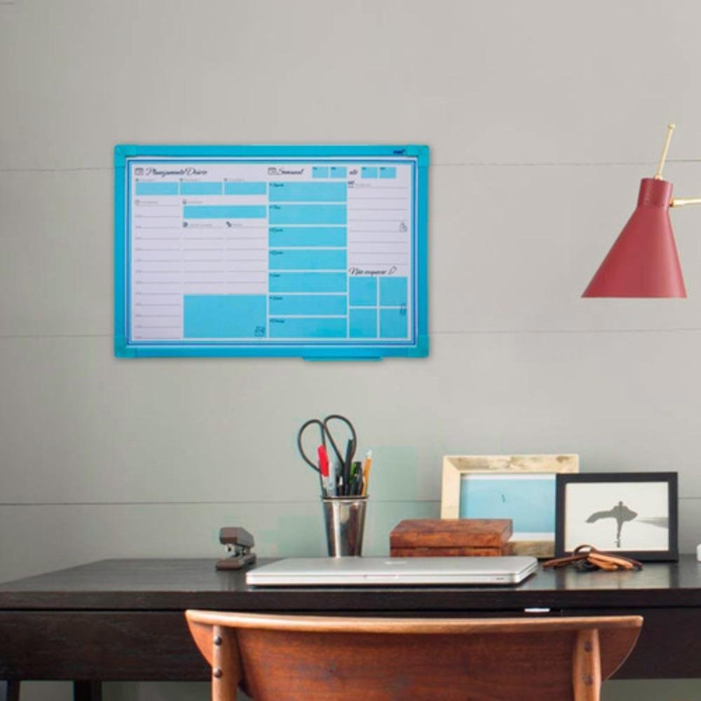MURAL PLANNER DE TAREFAS LOUSA QUADRO DE PLANEMENTO DIARIO SEMANAL ...