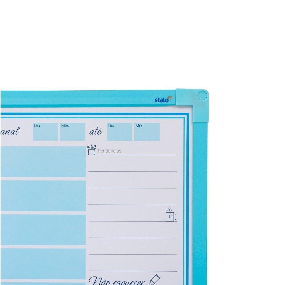 MURAL PLANNER DE TAREFAS LOUSA QUADRO DE PLANEMENTO DIARIO SEMANAL ...