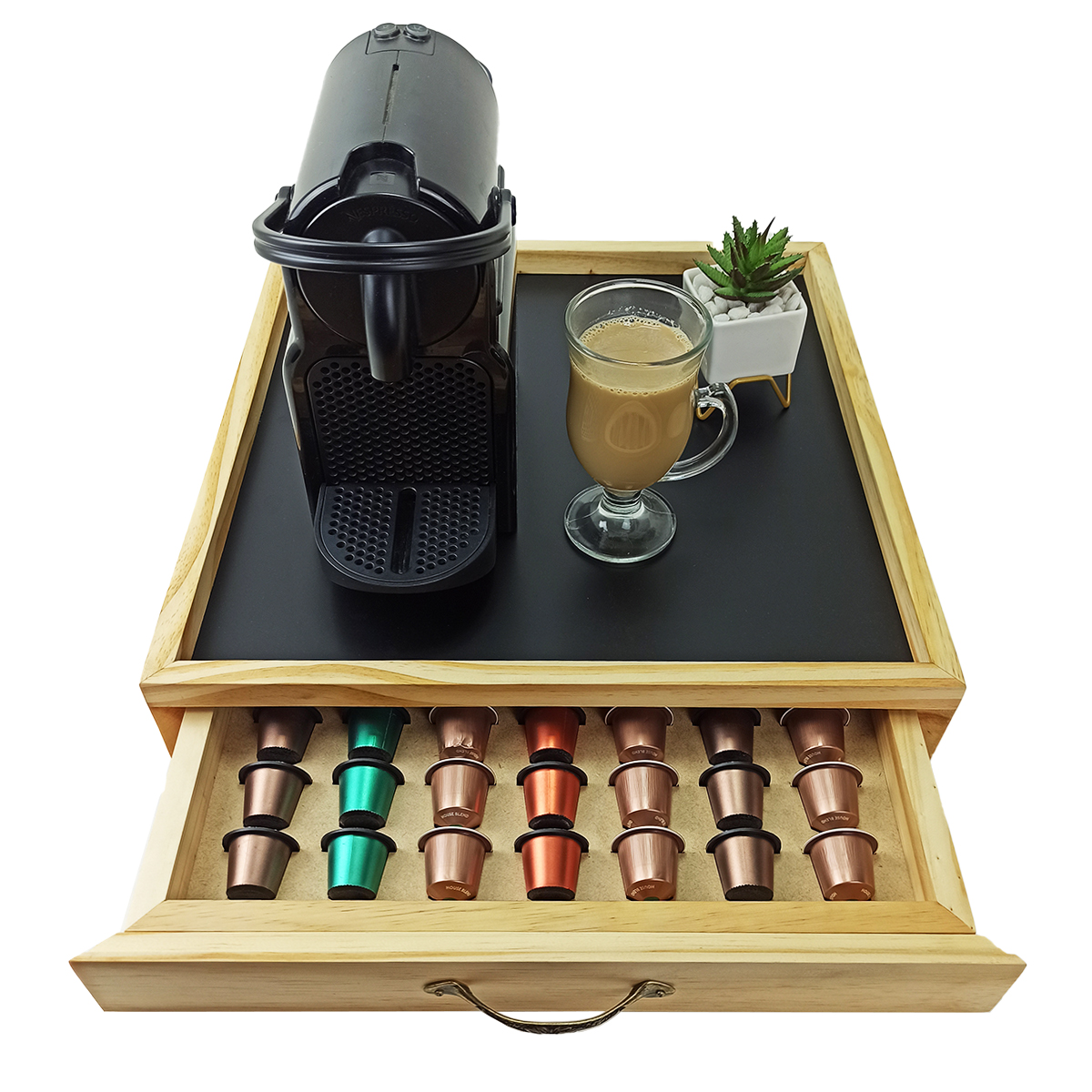 Porta cápsulas de café Nespresso Com Bandeja e Gaveta NAT63 ...