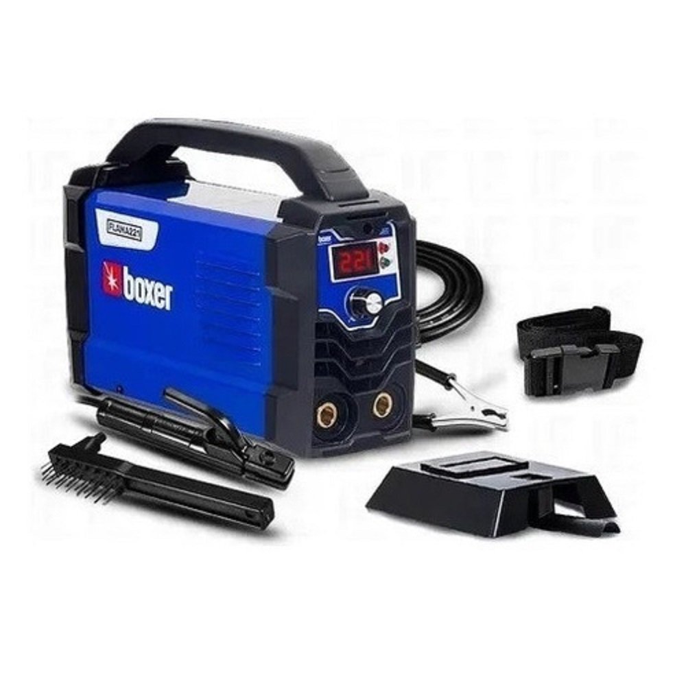 MÁQUINA SOLDA INVERSORA 220A 220V FLAMA 221 + MÁSCARA BOXER ...