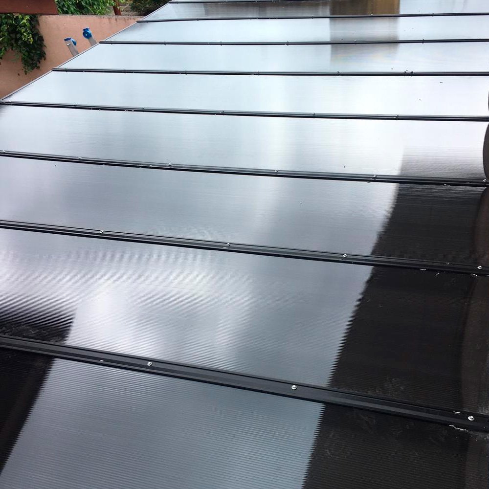 Chapa de Policarbonato Alveolar Fume 4mm - 2,10m X 4,00m - Glanze ...