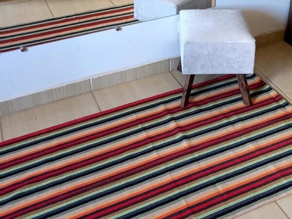 Tapete Beira Cama 75x140cm Colonial | MadeiraMadeira