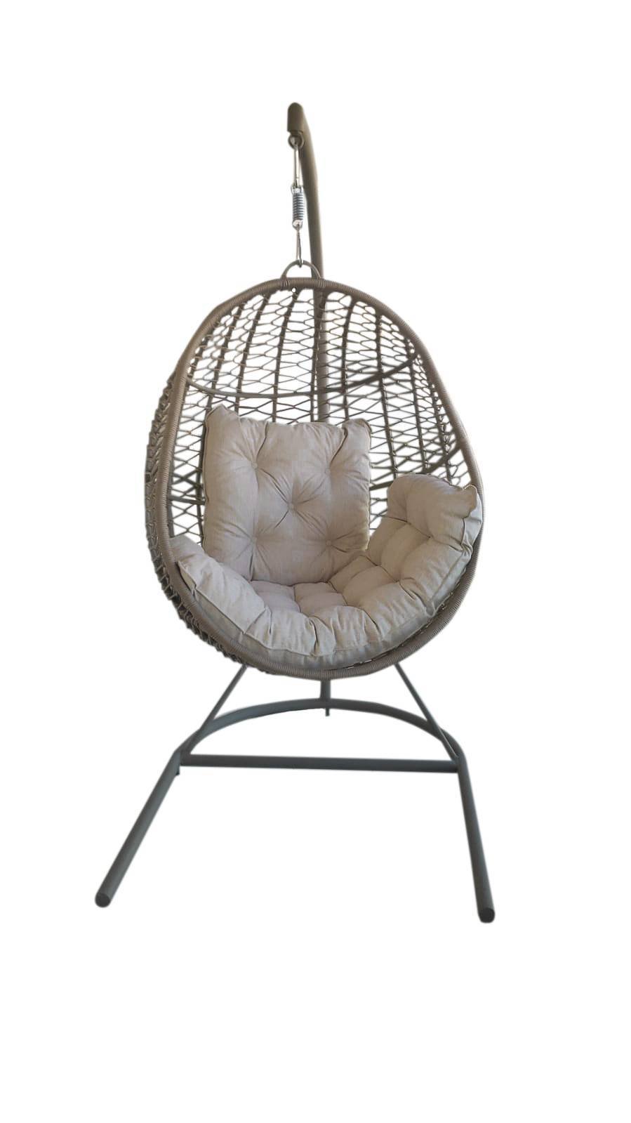 Balanço Macaípe com suporte - Corda náutica - Rami | MadeiraMadeira