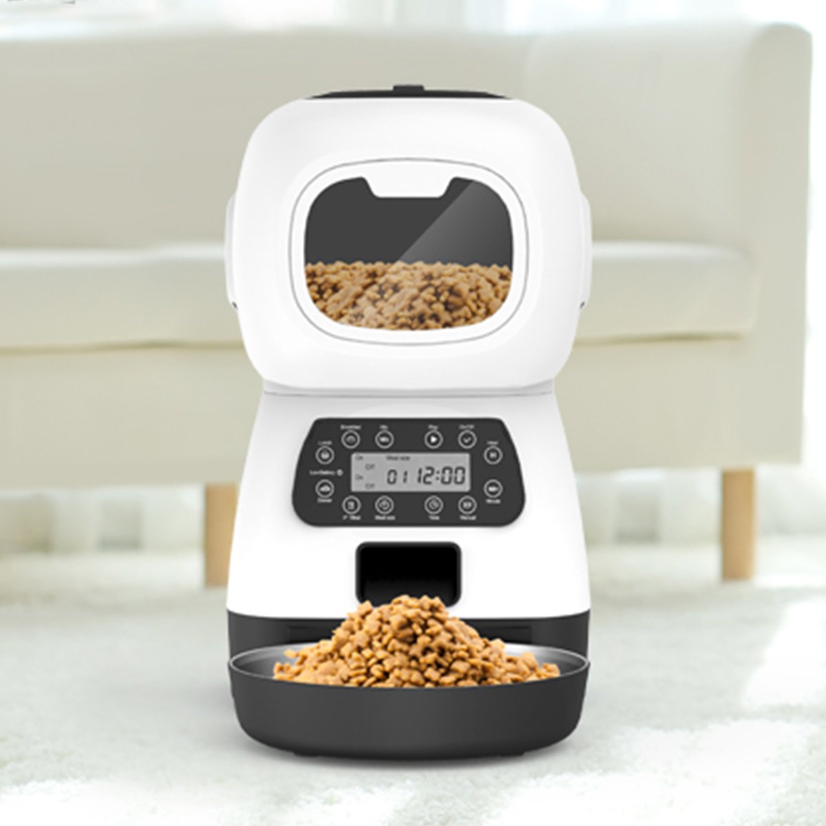 Comedouro Automatico Cachorro Gato Pet Programavel Raçao Dieta Petshop ...