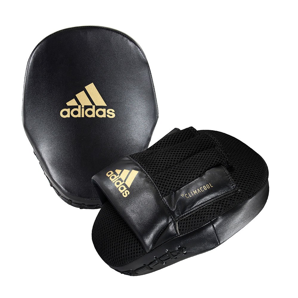 Luva de Foco adidas Speed Mesh Focus - Preto e Dourado | MadeiraMadeira