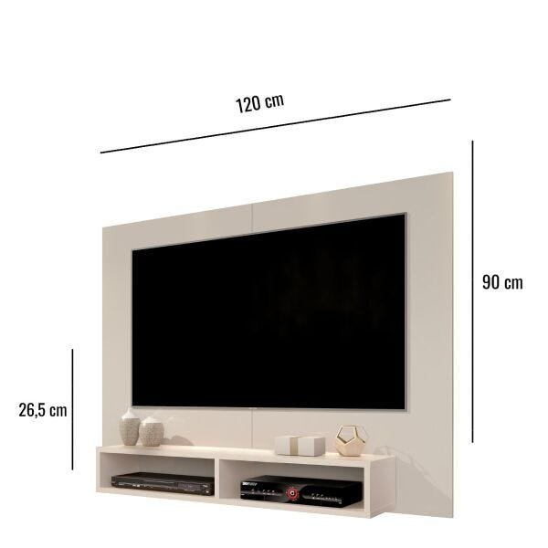 Painel para TV 32 42 43 45 47 Off White Ipanema Flex | MadeiraMadeira