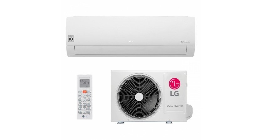 Ar Condicionado Split Inverter LG Hi Wall DUAL Compact 12000 BTUs Frio ...