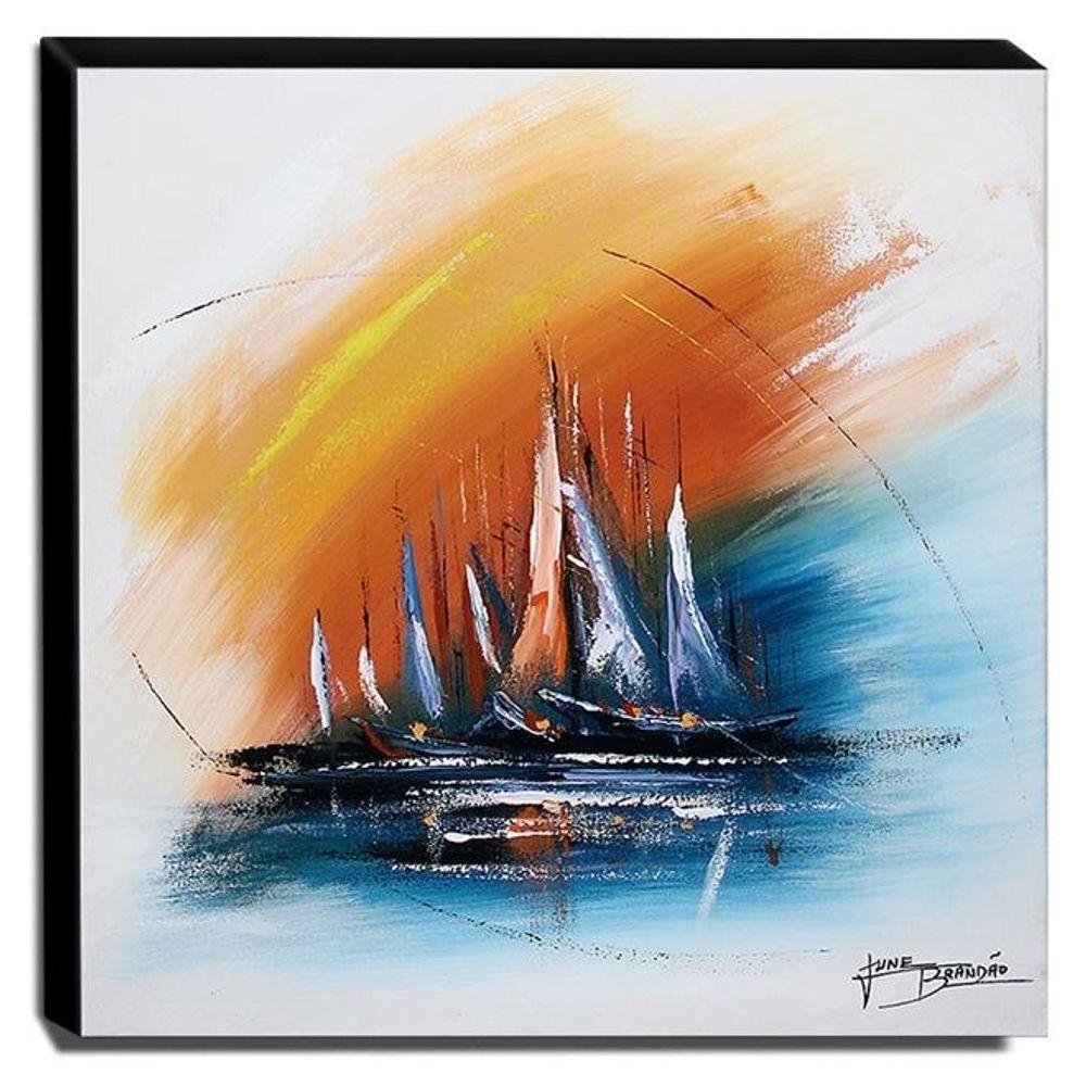 Quadro De Pintura Decorativo 60X60Cm-1685 | MadeiraMadeira