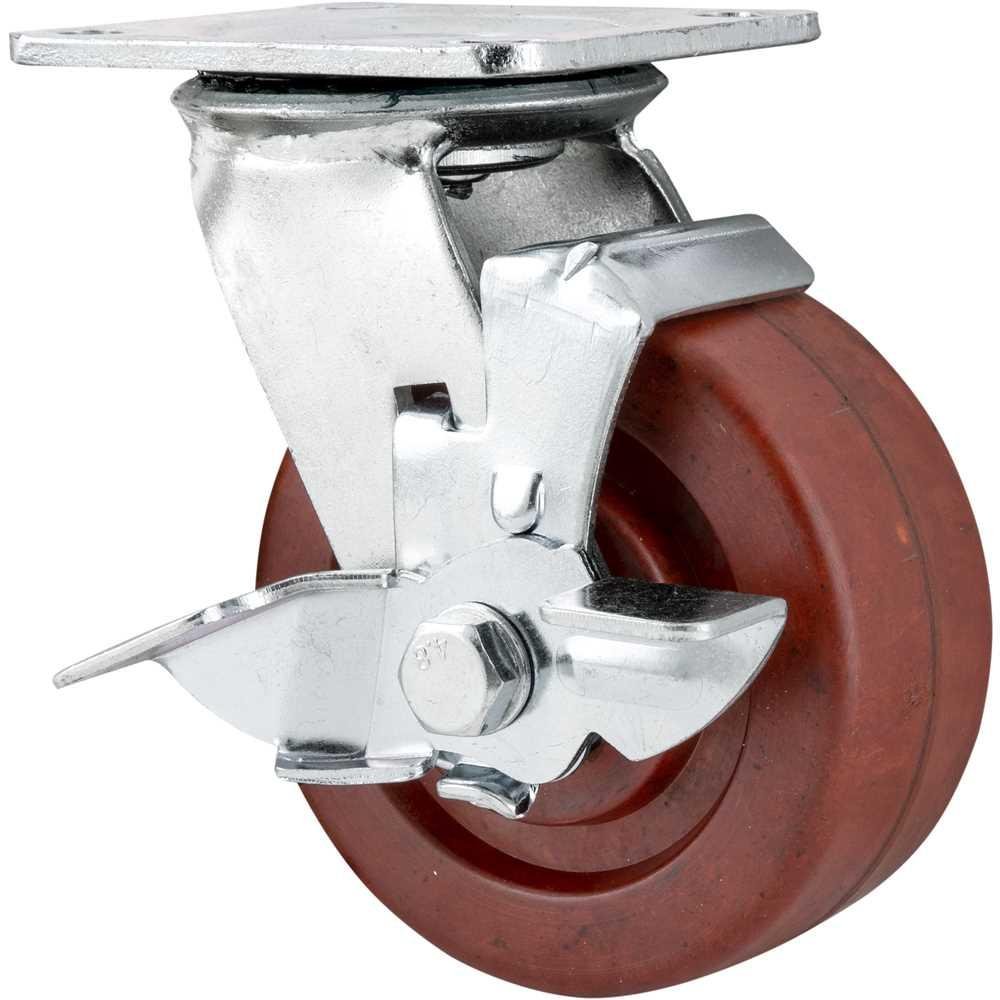 Rodizio Giratório com Freio 5'' Celeron Industrial Vonder | MadeiraMadeira