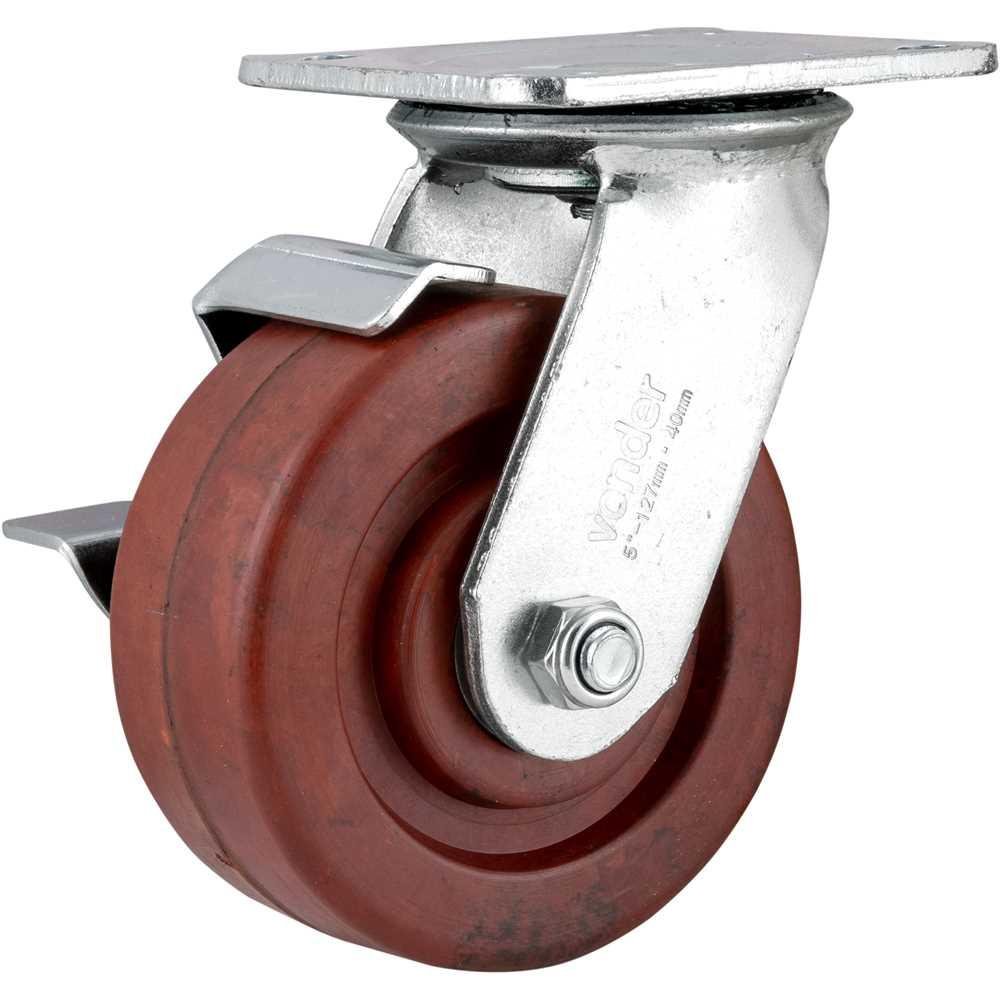 Rodizio Giratório com Freio 5'' Celeron Industrial Vonder | MadeiraMadeira