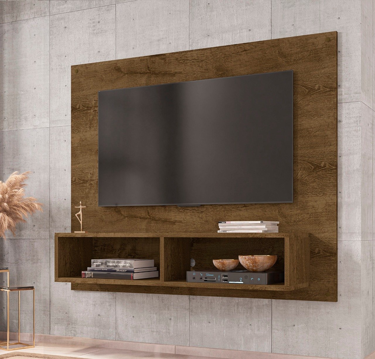 Painel Tv 43 Polegadas Home Suspenso Sala Quarto - Madeirado | MadeiraMadeira