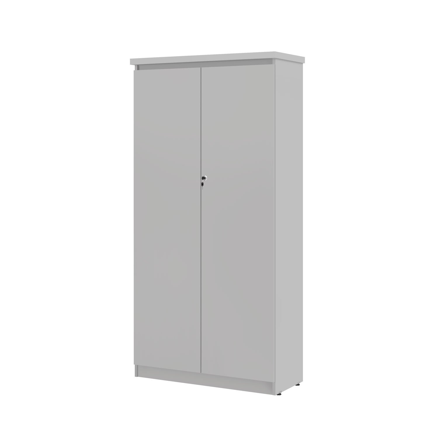 Armário Escritório 2 Portas Linea 30 Cinza | MadeiraMadeira