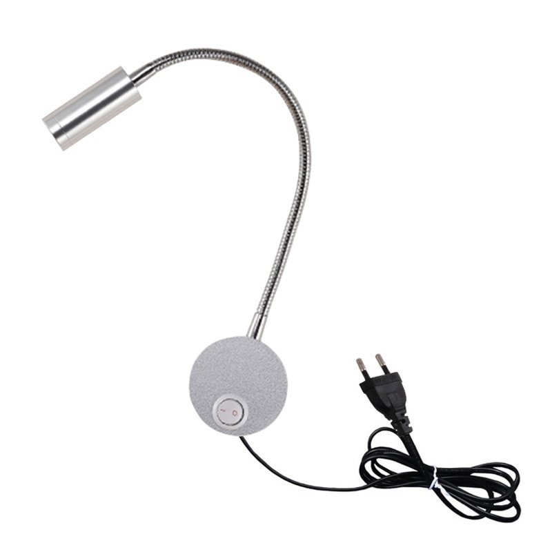 Luminária led de parede flexível 3w, luminária com aplique murale, para ...