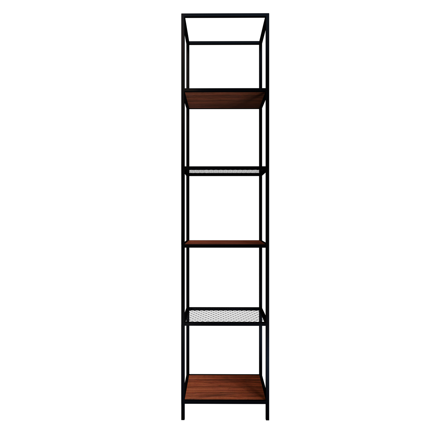Estante Moderna Estilo Industrial Trend 50x40x150 Cor mdf Castanho ...