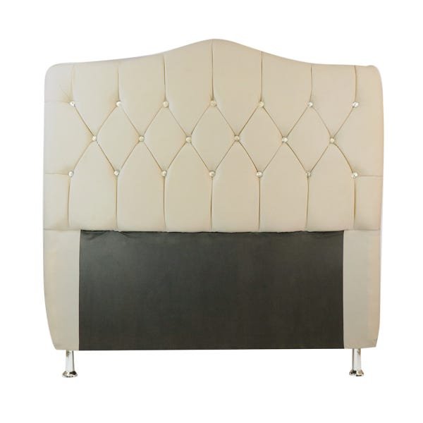Cabeceira Box Casal King 1,98 Atena Corino Bege Nanda Decor ...