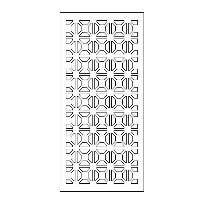 Painel Vazado Divisória MDF Madrid Branco Decore Painéis e Divisórias | MadeiraMadeira