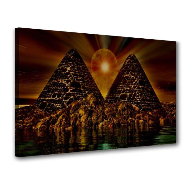 Quadro Decorativo Egito Sol Das Graças 1044 | MadeiraMadeira