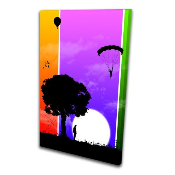Quadro Decorativo Paisagem Aventuras Selvagens 1478 | MadeiraMadeira