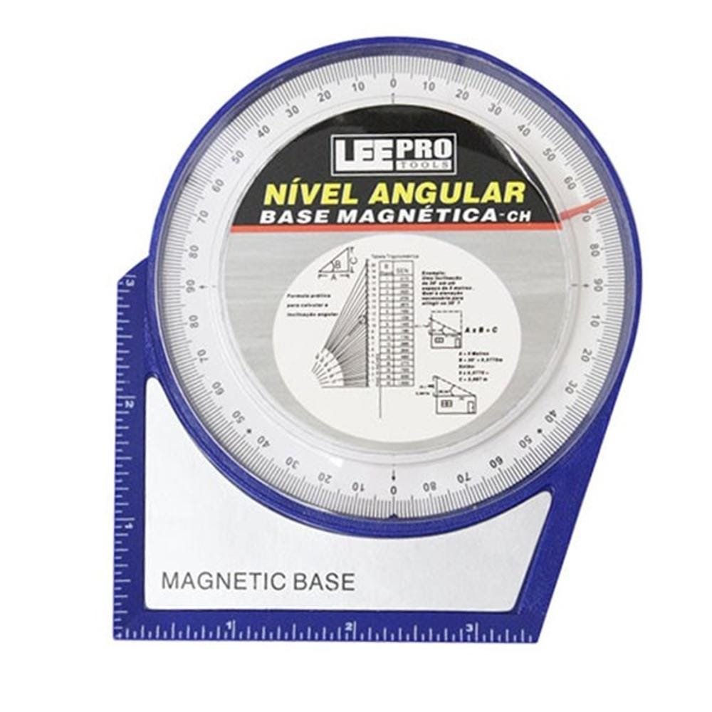 Nível Angular Com Base Magnética E Angulos De 0 A 90° 610056 Lee Tools ...