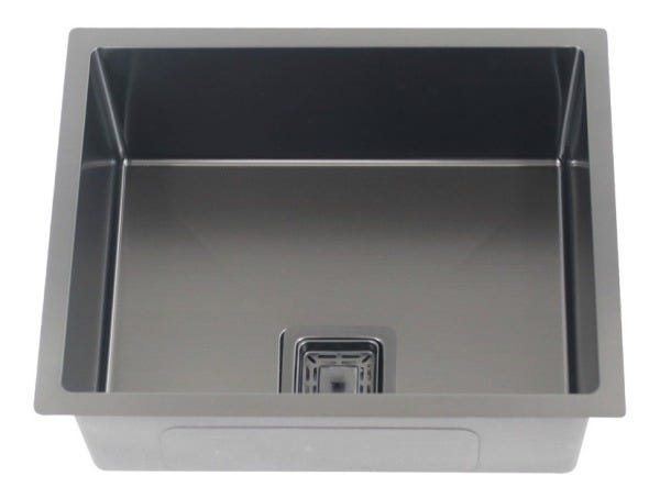 Cuba Preta 54x44 Cm Aço Inox 304 Cozinha Área Gourmet com Válvula ...