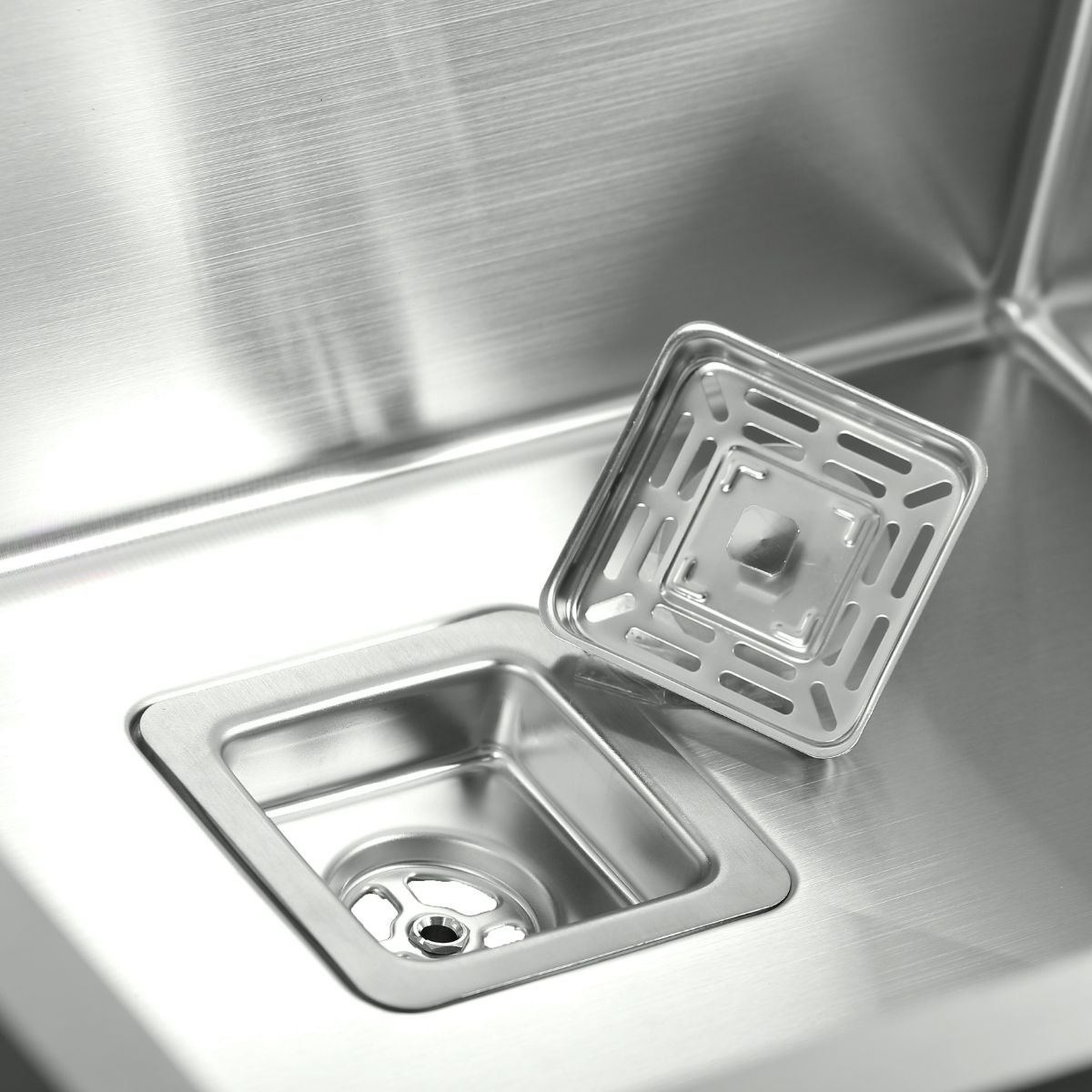 Cuba Cromada 54x44 Cm Aço Inox 304 Cozinha Área Gourmet com Válvula ...