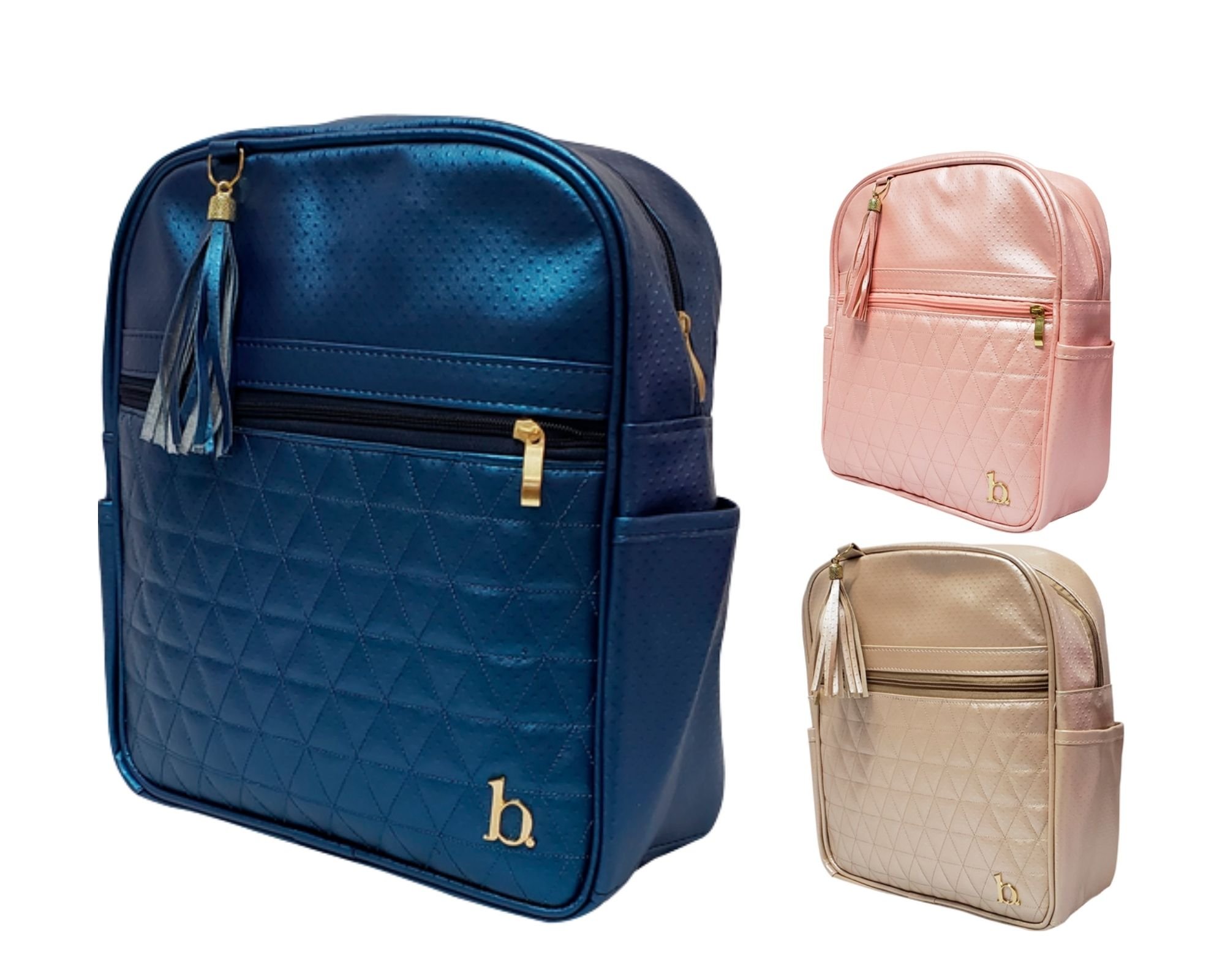 Mochila Maternidade Lotus Boni - Azul | MadeiraMadeira