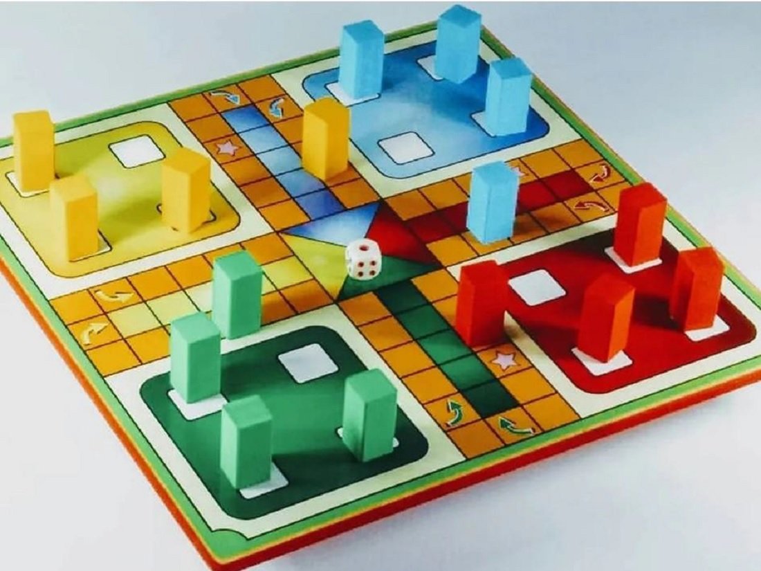 Tabuleiro de Ludo Brinque e Leia Com Gaveta para Guardar as Peças e o ...