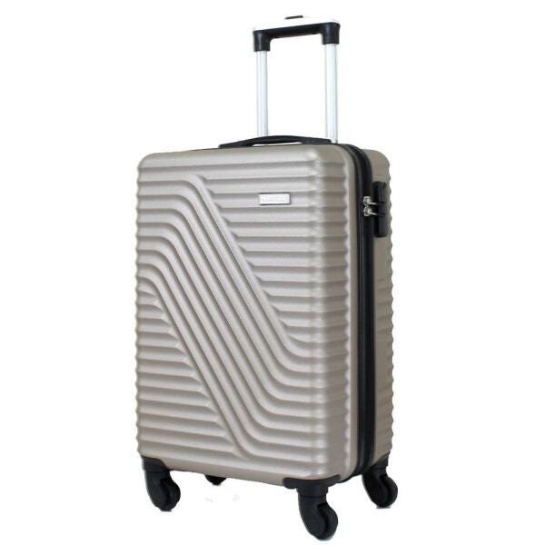 Mala Mundi 360° ABS 20" Champagne - 1819B | MadeiraMadeira