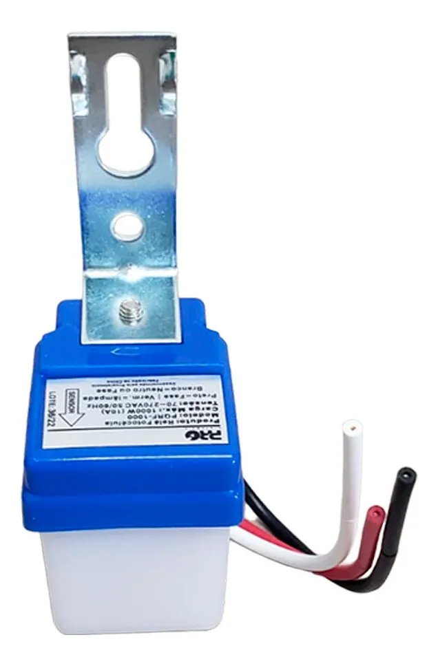 Relé Fotocélula Sensor Automático Iluminação 70-270V 10A Bivolt ...