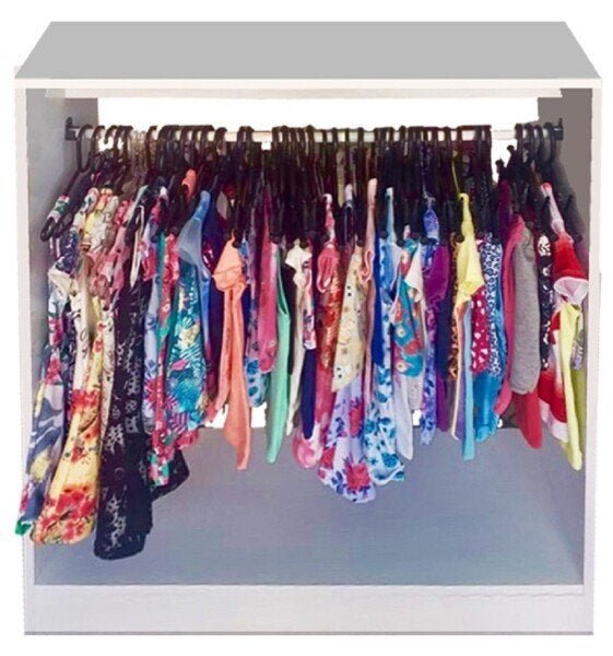 Expositores para Loja de Roupas Magia Móveis 9 Peças S395 | MadeiraMadeira