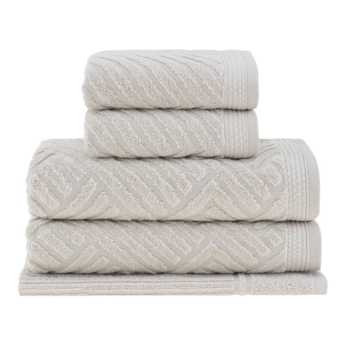 Jogo Toalha de Banho 5 Peças Toki Air Buddemeyer - Bege 1098 ...