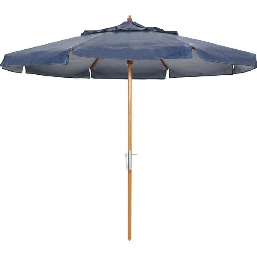 Ombrelone Central Positano em Madeira 2,40 Metros Azul Bel | MadeiraMadeira