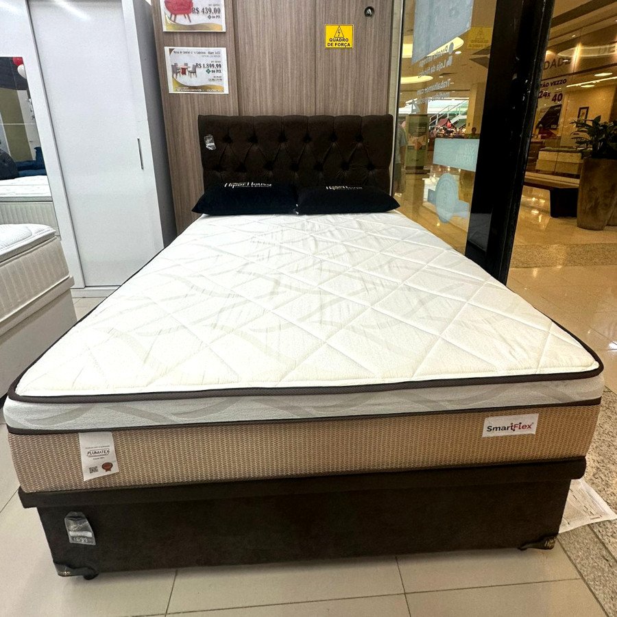 Colchão de Molas Ensacadas Smartflex King 193x203x028 Plumatex | MadeiraMadeira
