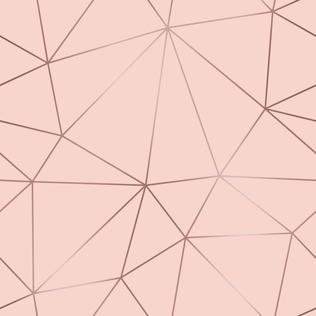 Papel de Parede Adesivo Rosa Bebê Geométrico Rosé Liso 3m | MadeiraMadeira