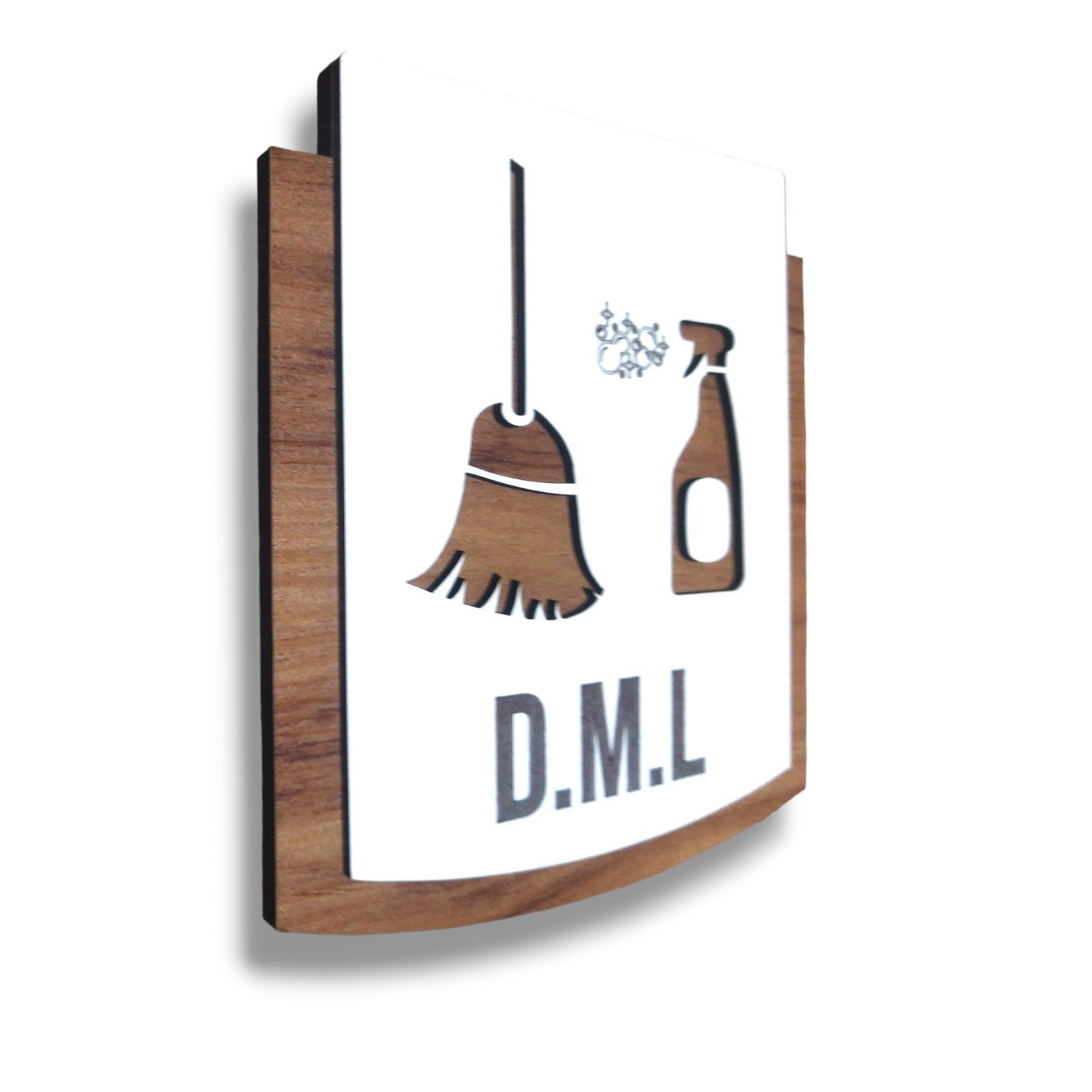 Placa de Sinalização - D.m.l Mdf 15x13cm | MadeiraMadeira