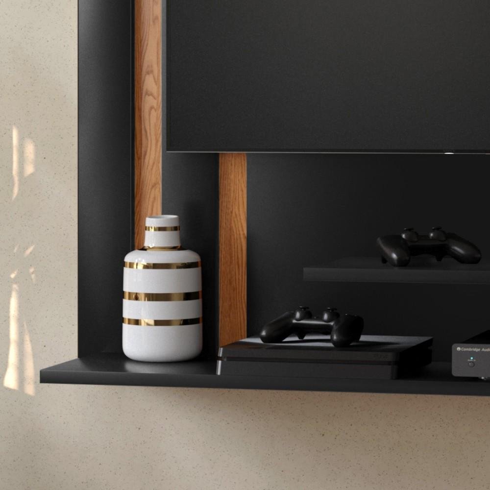 Painel para Tv Smart até 32 Polegadas com Prateleira Quarto Sala ...