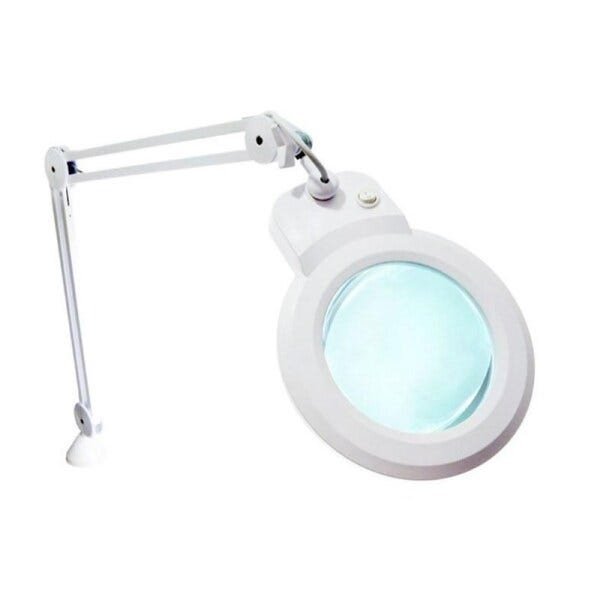 Lupa de Bancada com Luminária LED - Solver HL-900 LED | MadeiraMadeira