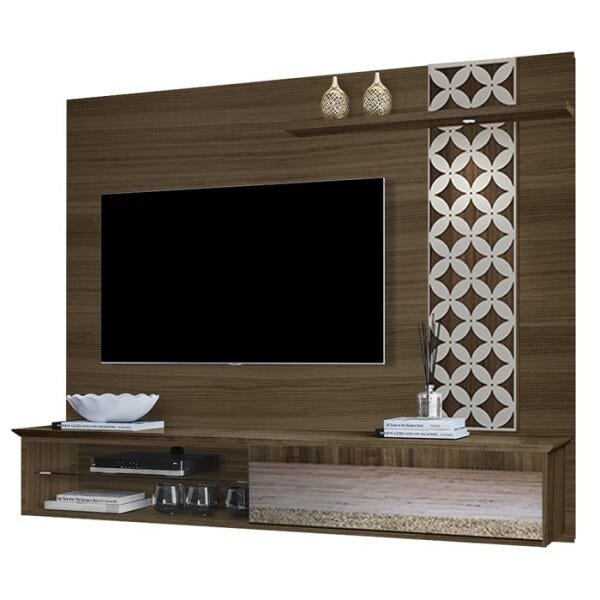 Painel Bancada para TV 58 Polegadas Versalio Amendoa Off White Lpa ...