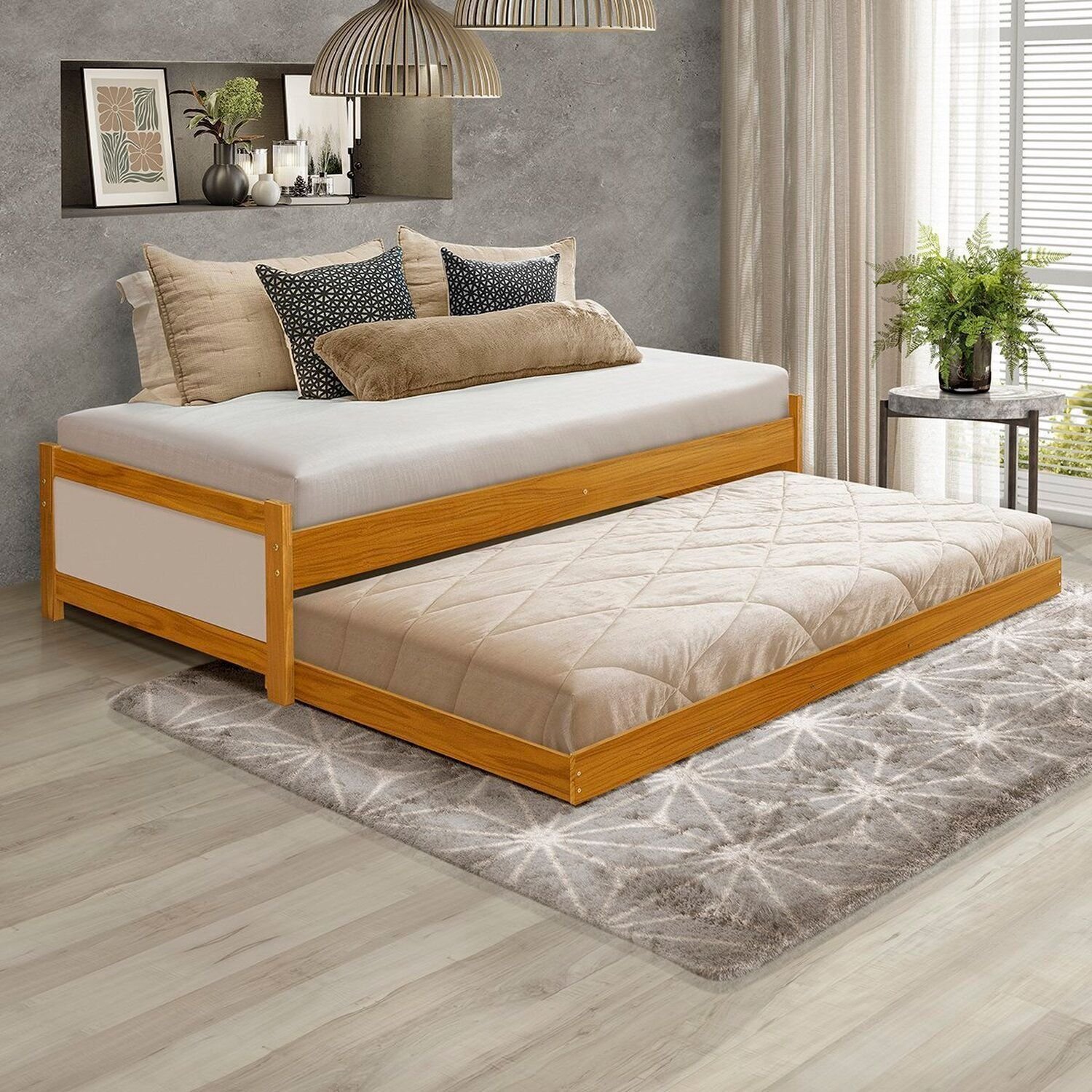 Bicama Bibox Solteiro 195cm X 43cm Serena | MadeiraMadeira