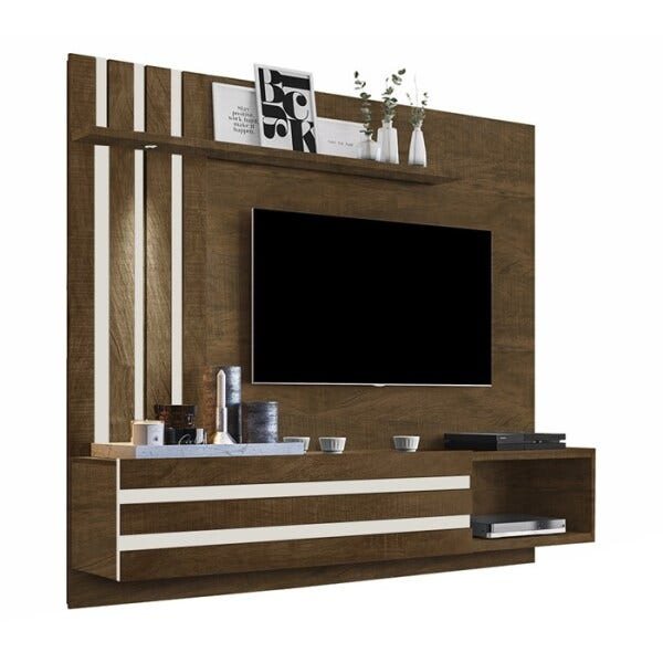 Painel Bancada para TV 58 Polegadas Sao Paulo Malbec Off White Lpa ...