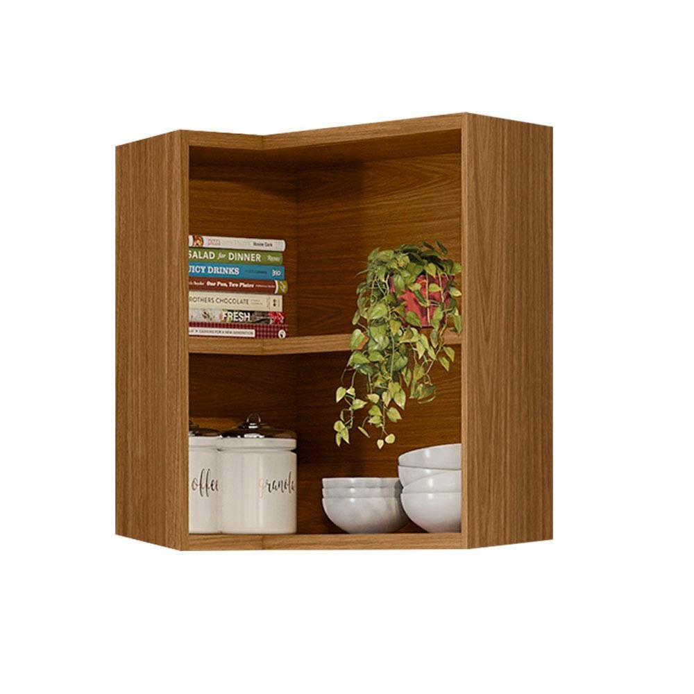 Armário Aéreo de Canto para Cozinha Nature Michelangelo Linea Brasil ...