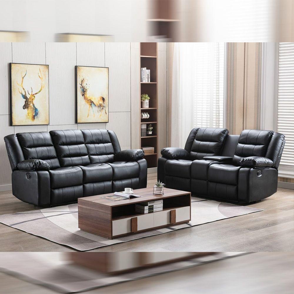 Conjunto Poltronas Sala de Cinema 2 e 3 Lugares Oscar com Massagem ...