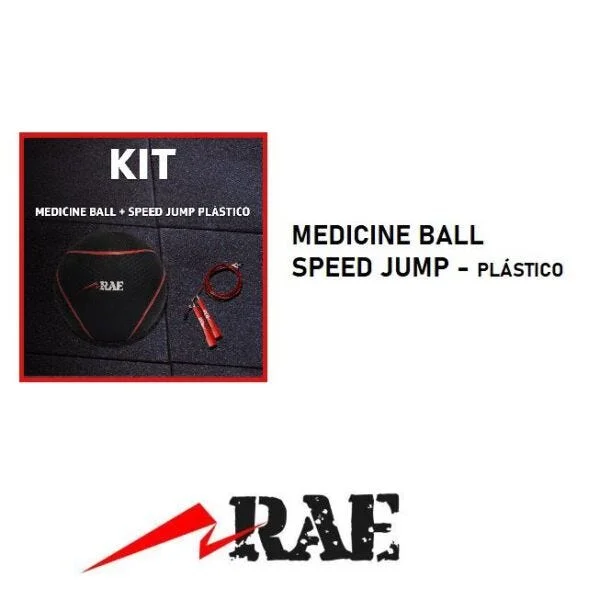 KIT MEDICINE BALL + SPEED JUMP ROPE - Medicine Ball de 10kg + Speed ...