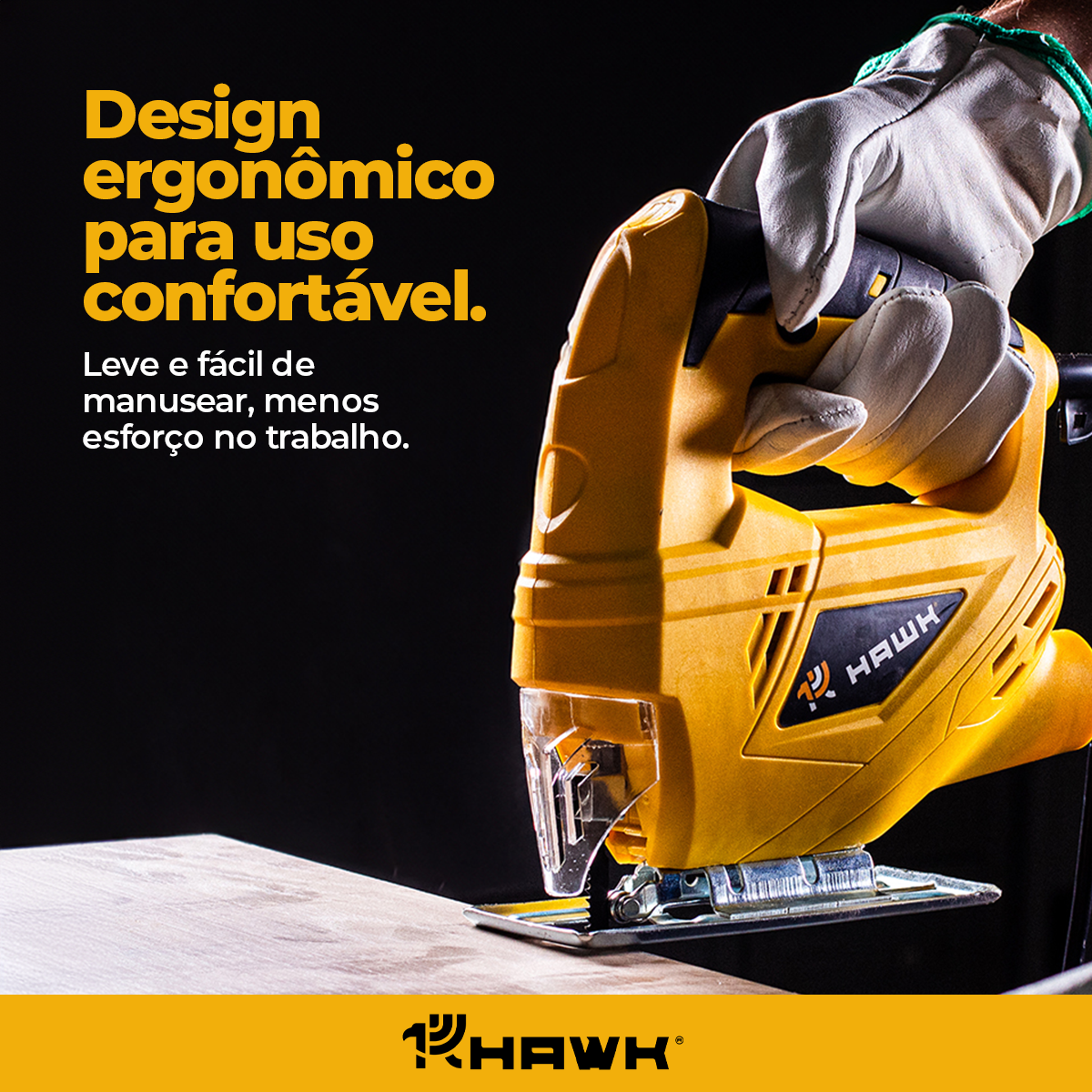 Serra Tico-tico 400w com Lamina de Corte 127v Hw2050 Hawk | MadeiraMadeira